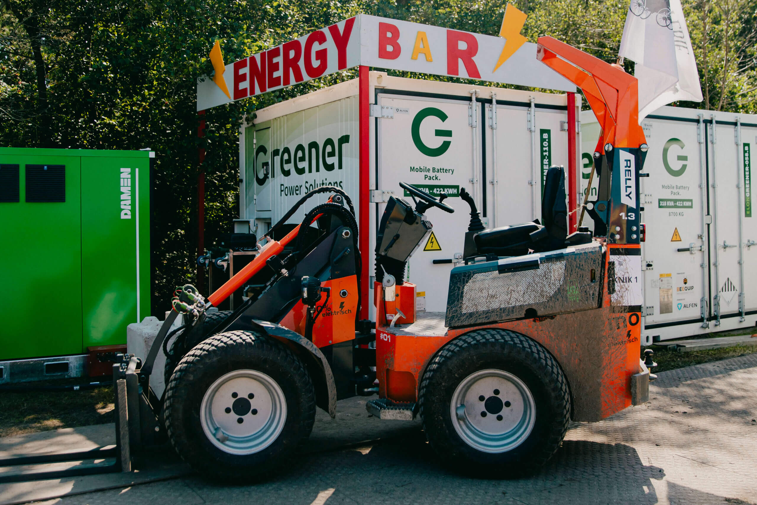 Mobile batteries events and festivals - Greener Power Solutions