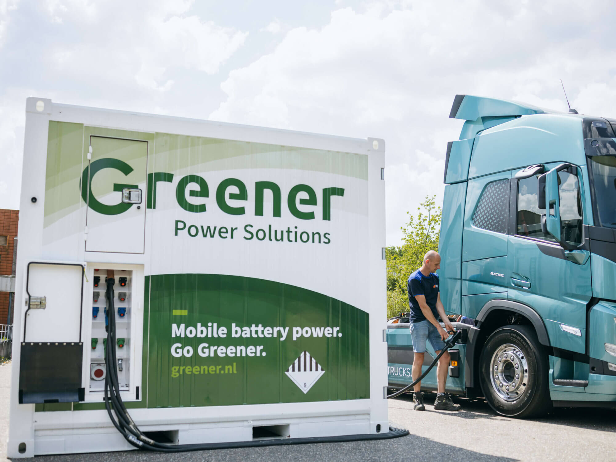 Mobile batteries from Greener Power Solutions