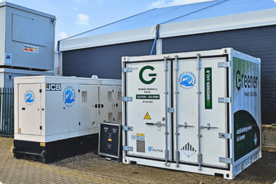 Mobiele batterijen van Greener Power Solutions