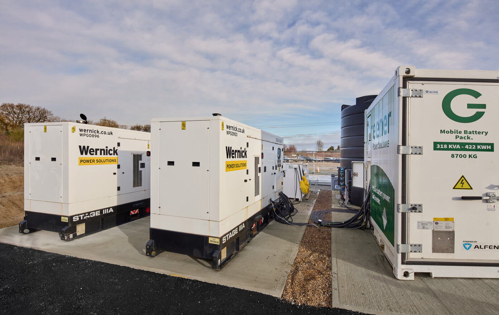 Mobiele batterijen van Greener Power Solutions
