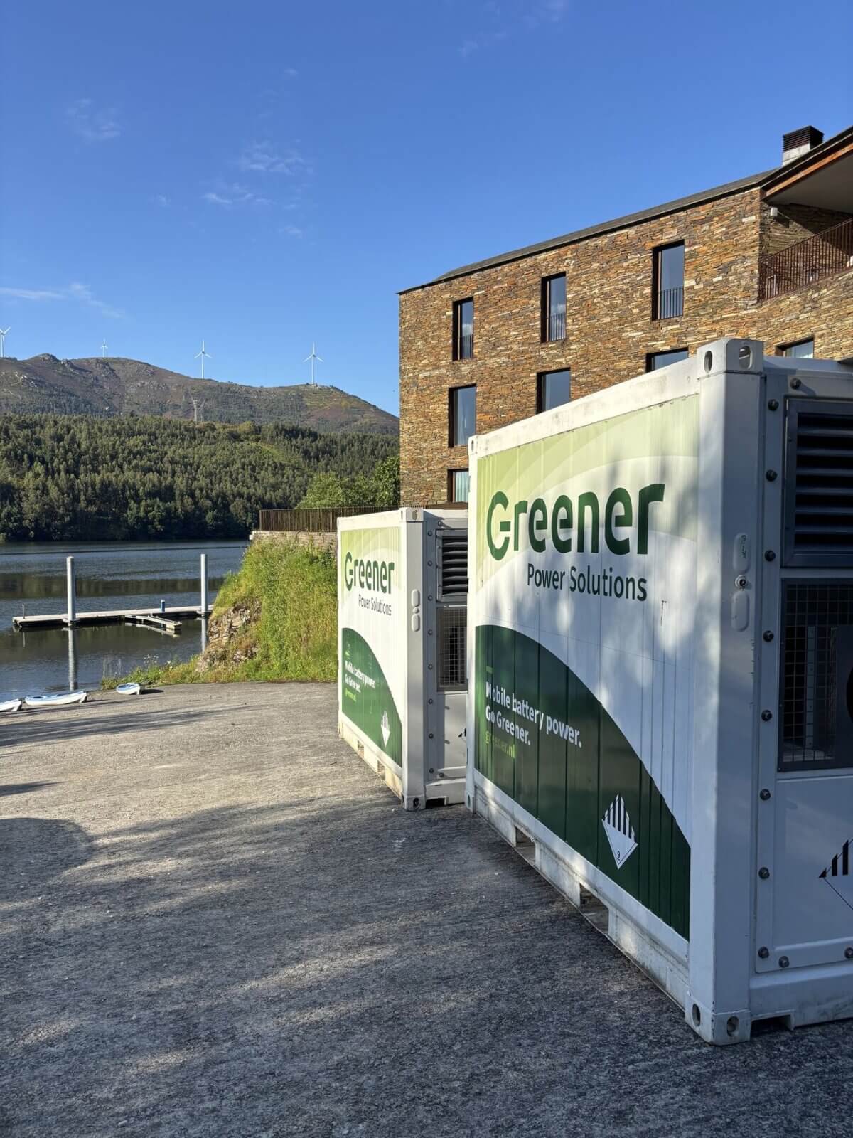 Mobile batteries from Greener Power Solutions