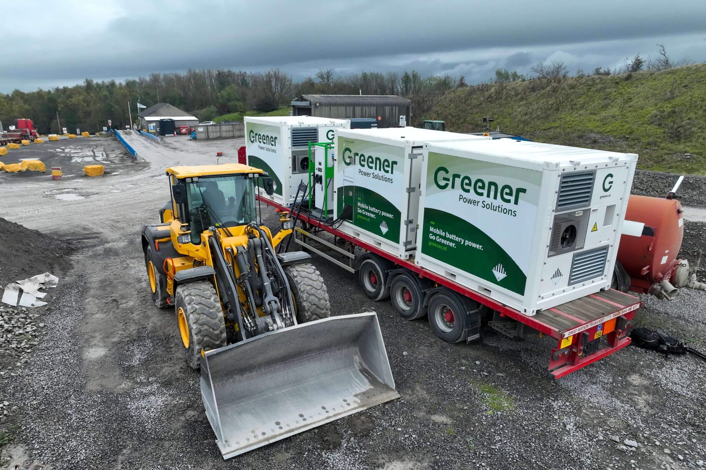 Mobile batteries from Greener Power Solutions