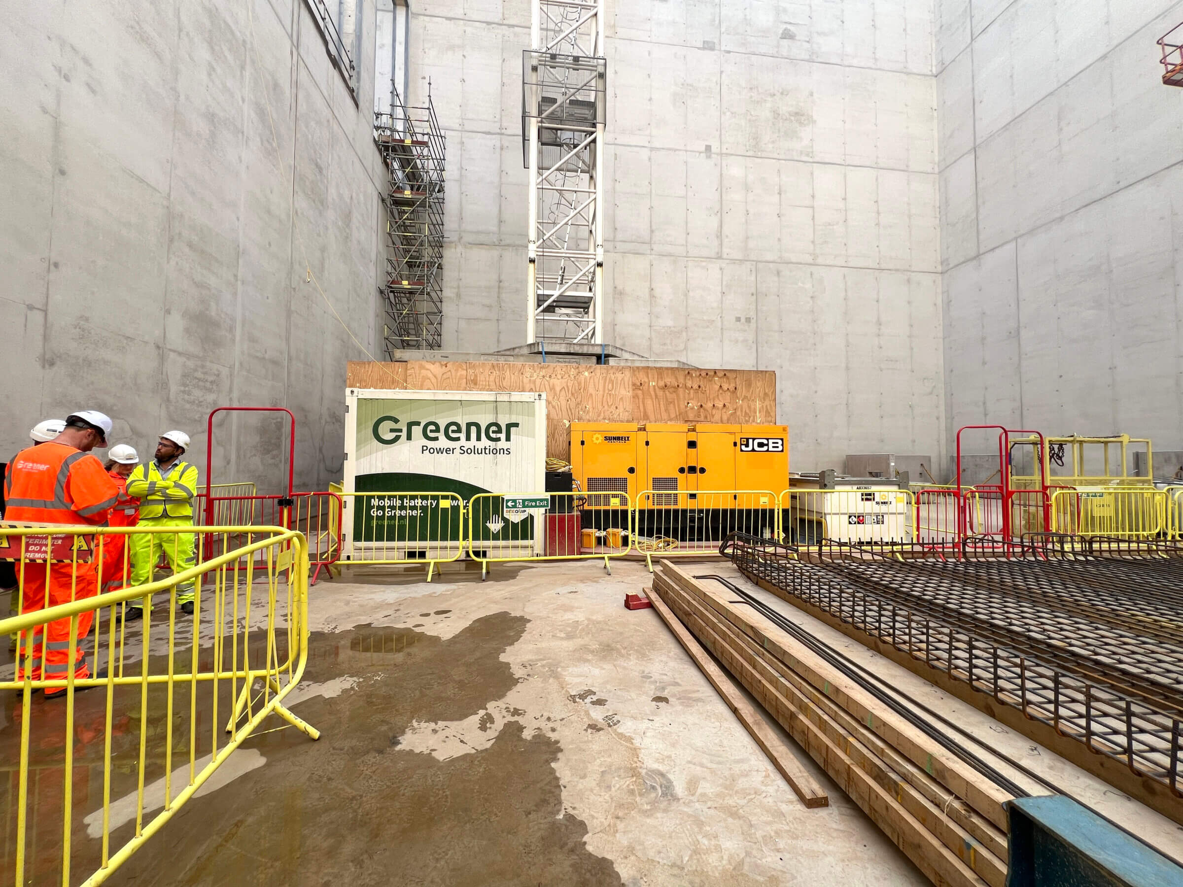 Mobile batteries from Greener Power Solutions