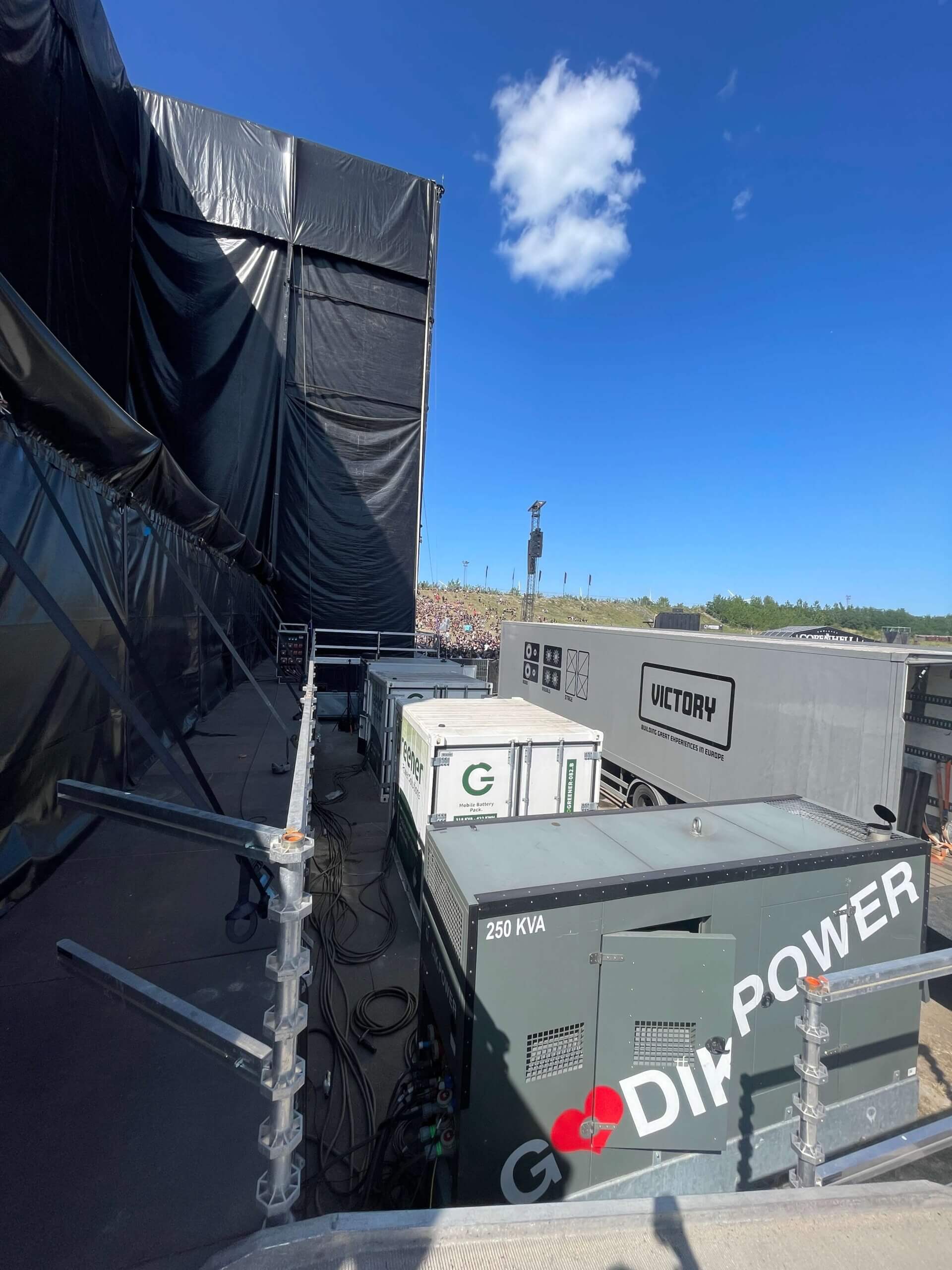 Mobile batteries from Greener Power Solutions